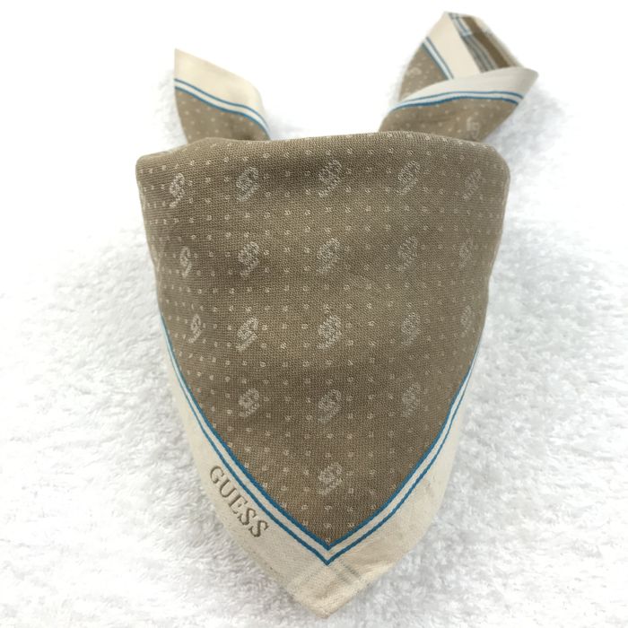 Guess Guess bandana handkerchief monogram design | Grailed