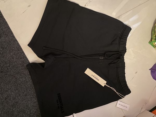 Fear of God Fear of God Essentials Black Shorts S22 | Grailed