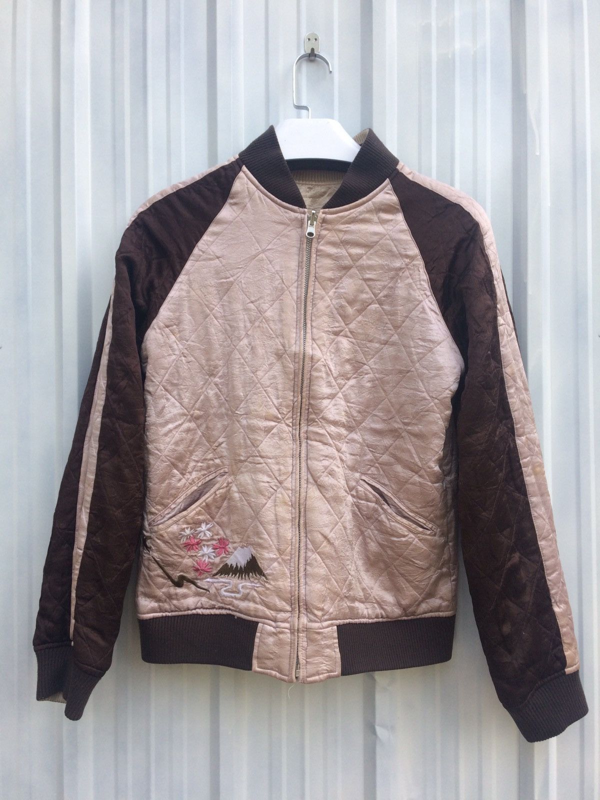 Japanese Brand Rare 2 Way Sukajan/Reversible/Embroidery Okinawa ...