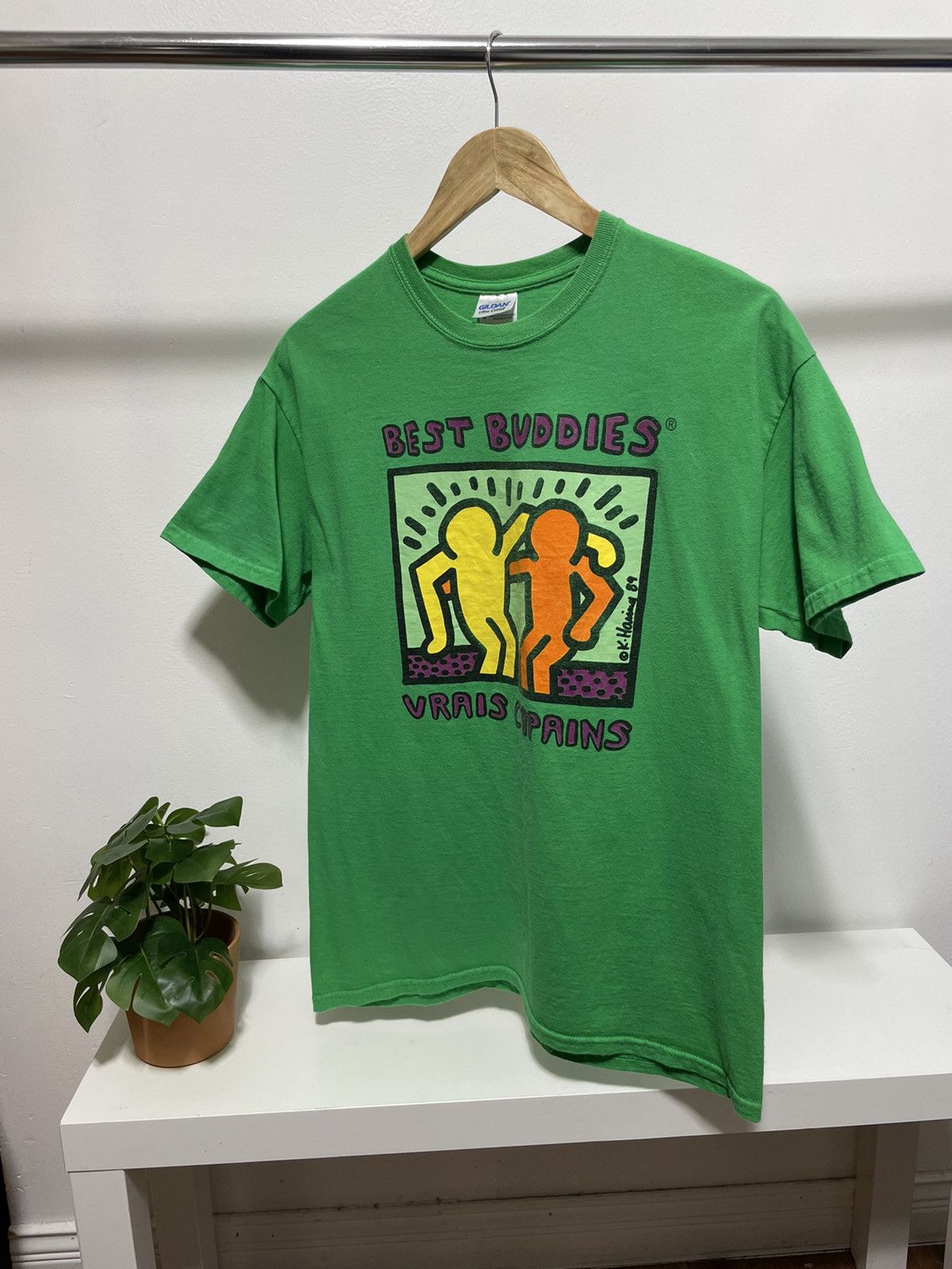 Art Keith Haring Best Buddies Tee | Grailed