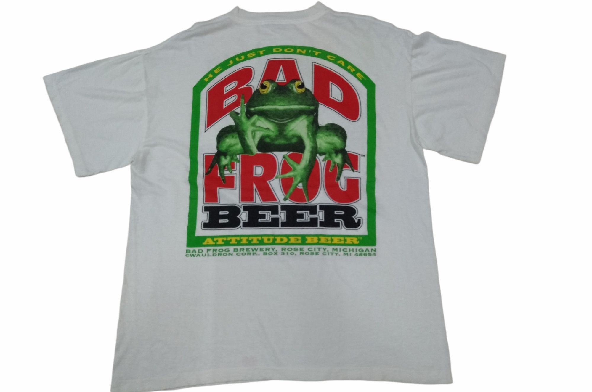 Cartoon Network × Vintage Vintage Bad Frog Beer Shirt | Grailed