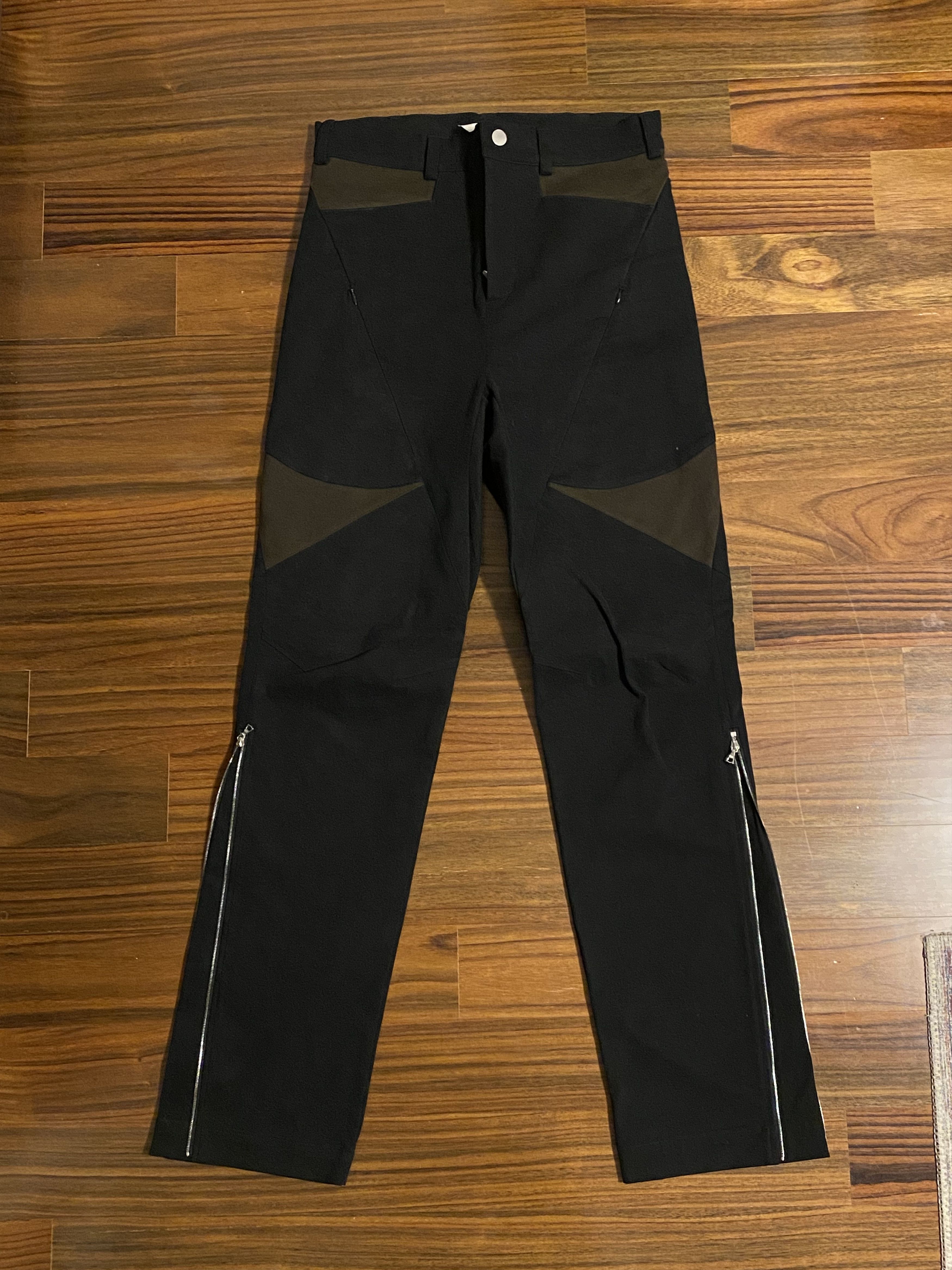 CMMAWEAR CMMAWEAR black brown calathea curved seam trouser | Grailed