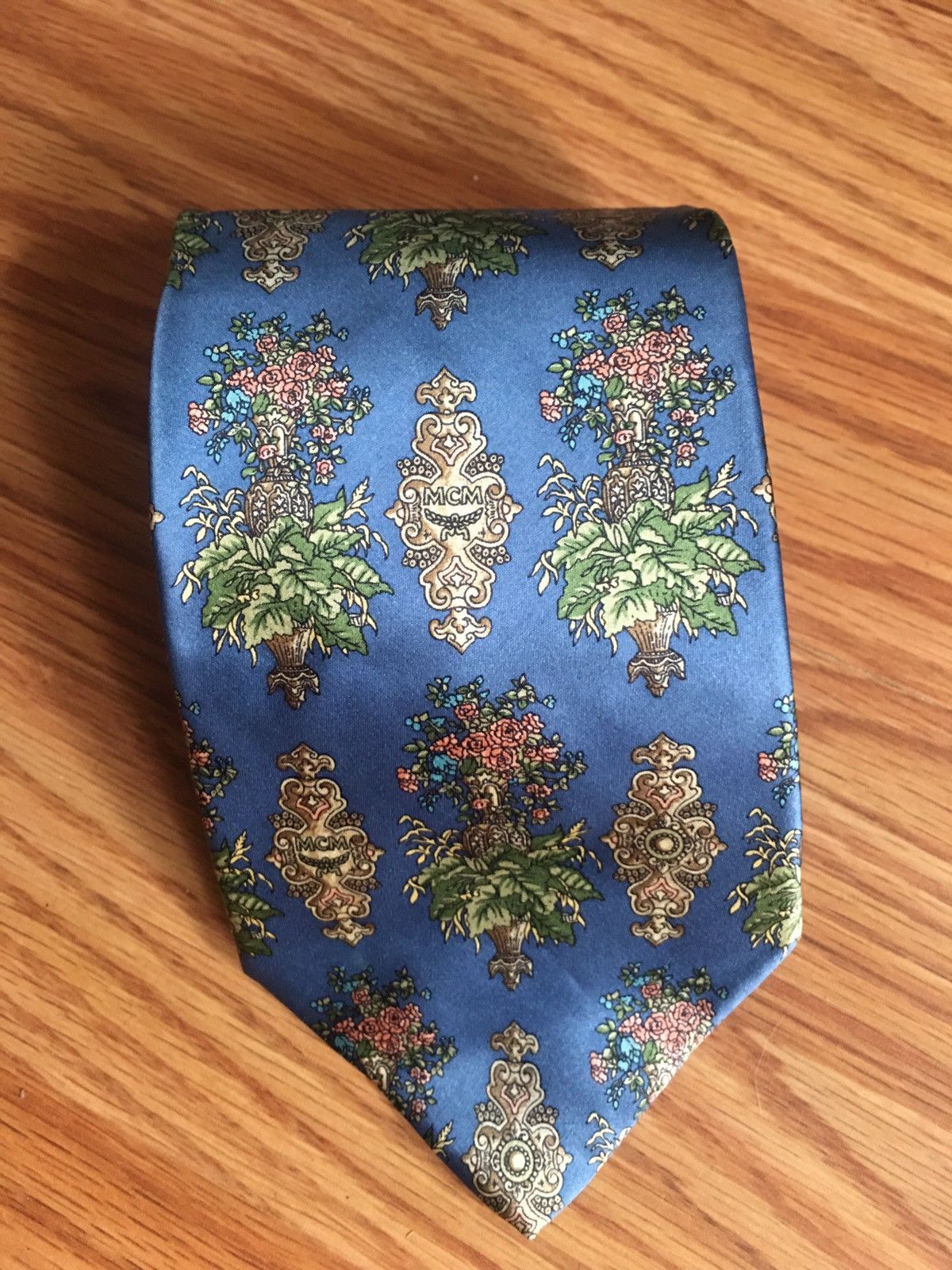 MCM MCM Beautiful Logo Italy Silk Mens Tie | Grailed