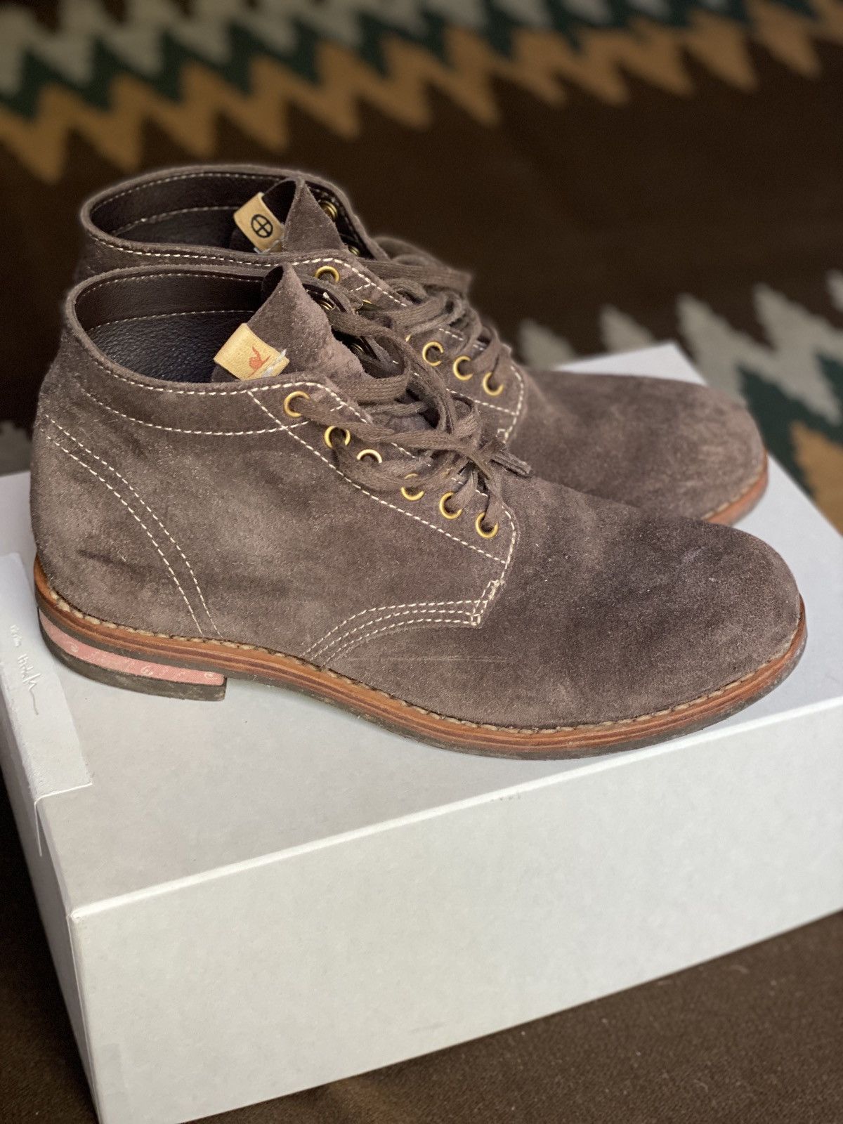 Visvim Visvim Brigadier Boots Mid-Folk Dk Brown US9.5 | Grailed