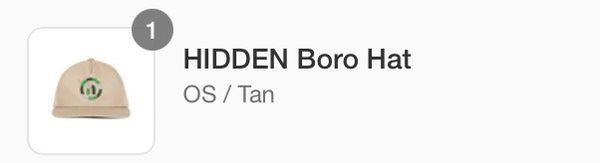 HIDDEN HIDDEN.PPF BORO HAT *TAN* | Grailed