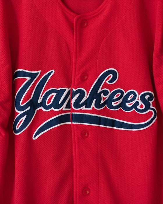 Vintage 90s NEW YORK YANKEES STARTER BUTTON UP JERSEY | Grailed