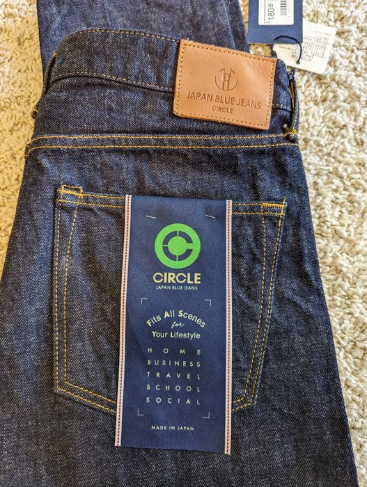 Japan Blue Japan Blue 12.5oz J204 'Circle' Denim (Slim Tapered Fit ...