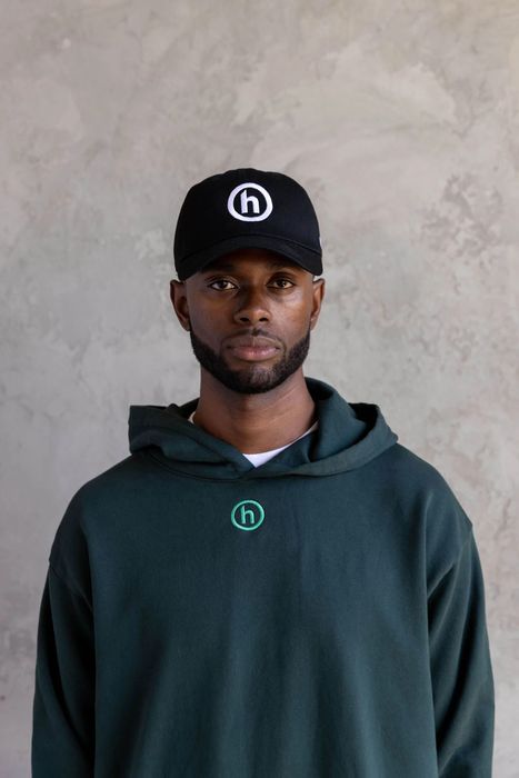 HIDDEN Brand New Hidden Adjustable Logo Hat - Black White | Grailed