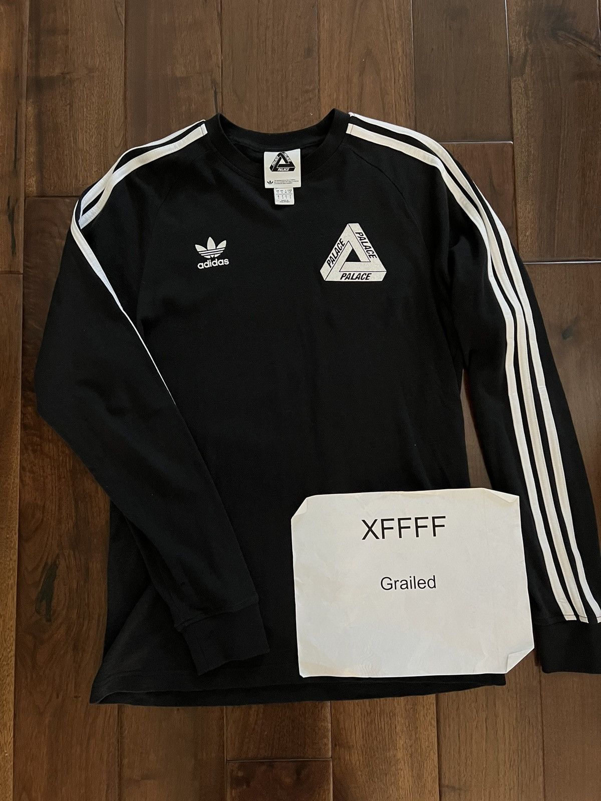 Adidas *RARE* ADIDAS PALACE TRACK TOP SMALL BLACK | Grailed