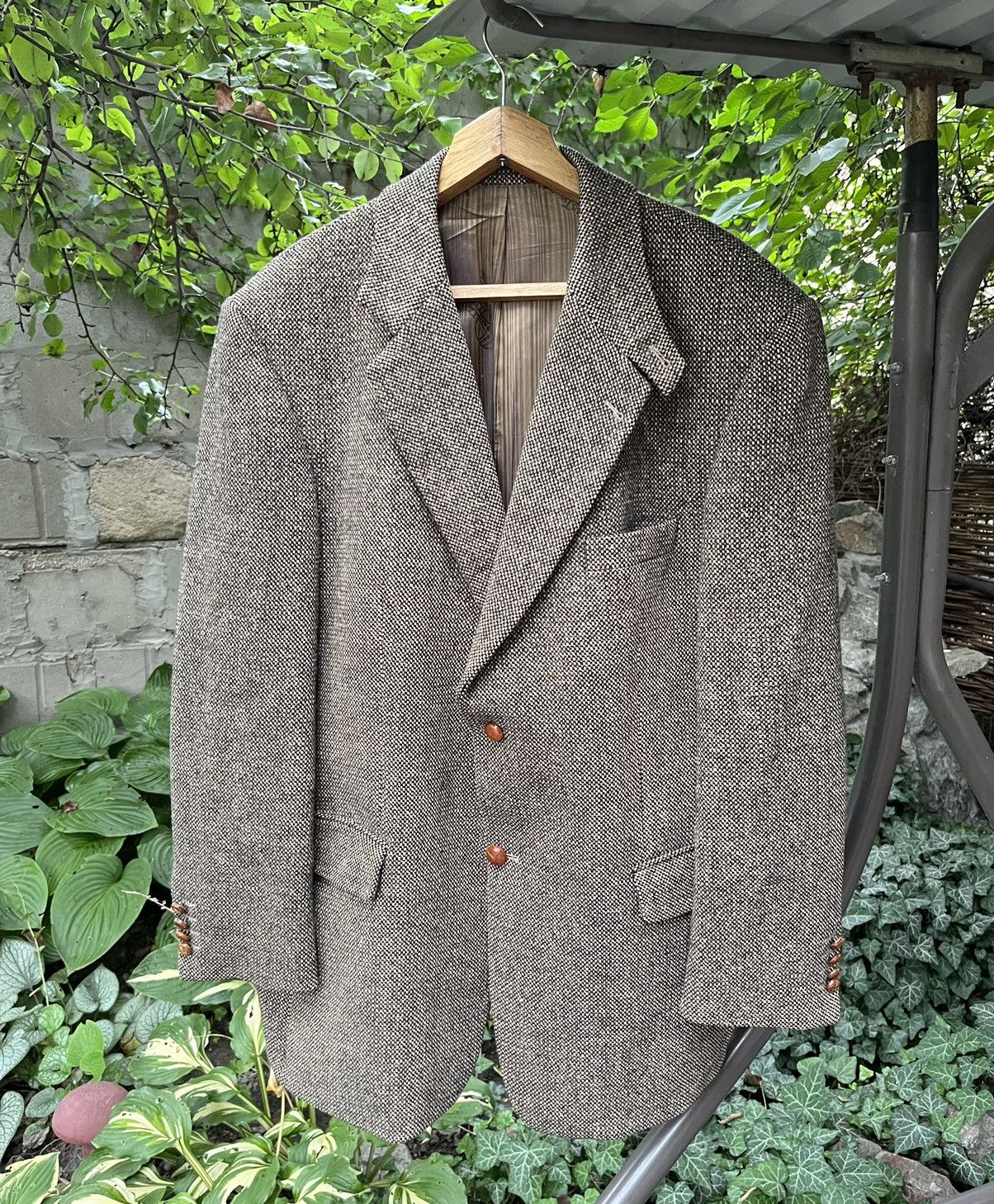 Harris Tweed × Vintage Vintage Harris Tweed wool blazer coat jacket ...