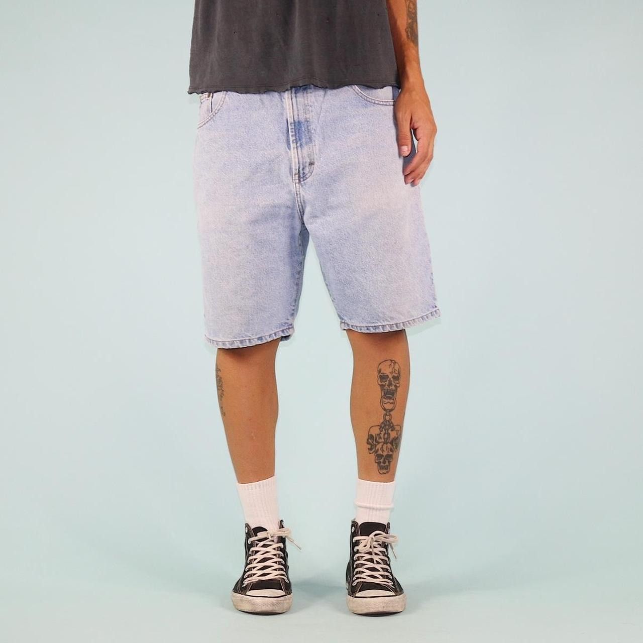 Vintage Vintage 90s Structure Jean Shorts | Grailed