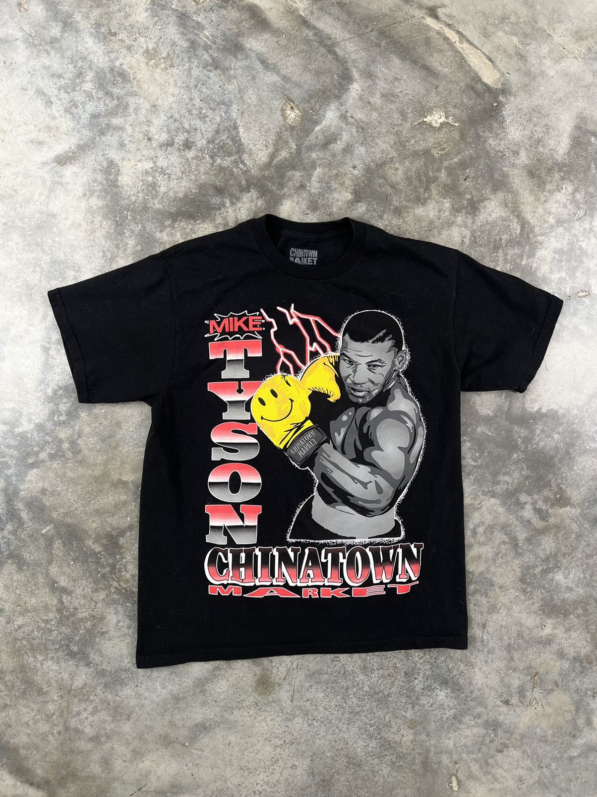 Market Chinatown Market Lightning Mike Tyson Logo Tee Black Large | Grailed