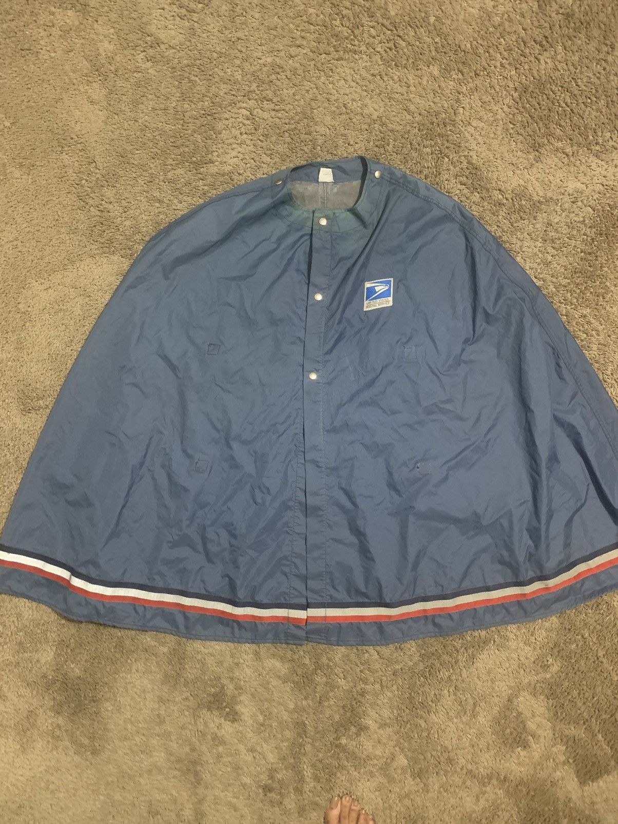 Anti Social Social Club × Vintage Vintage USPS mailman rain cape 90s ...