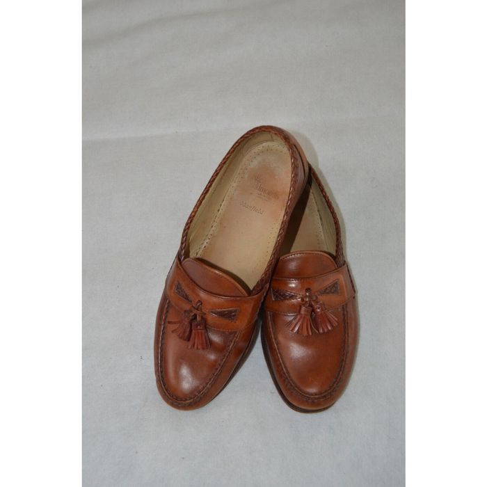 Allen Edmonds Allen Edmonds Maxwell Men's Redish Brown Leather Tassel ...