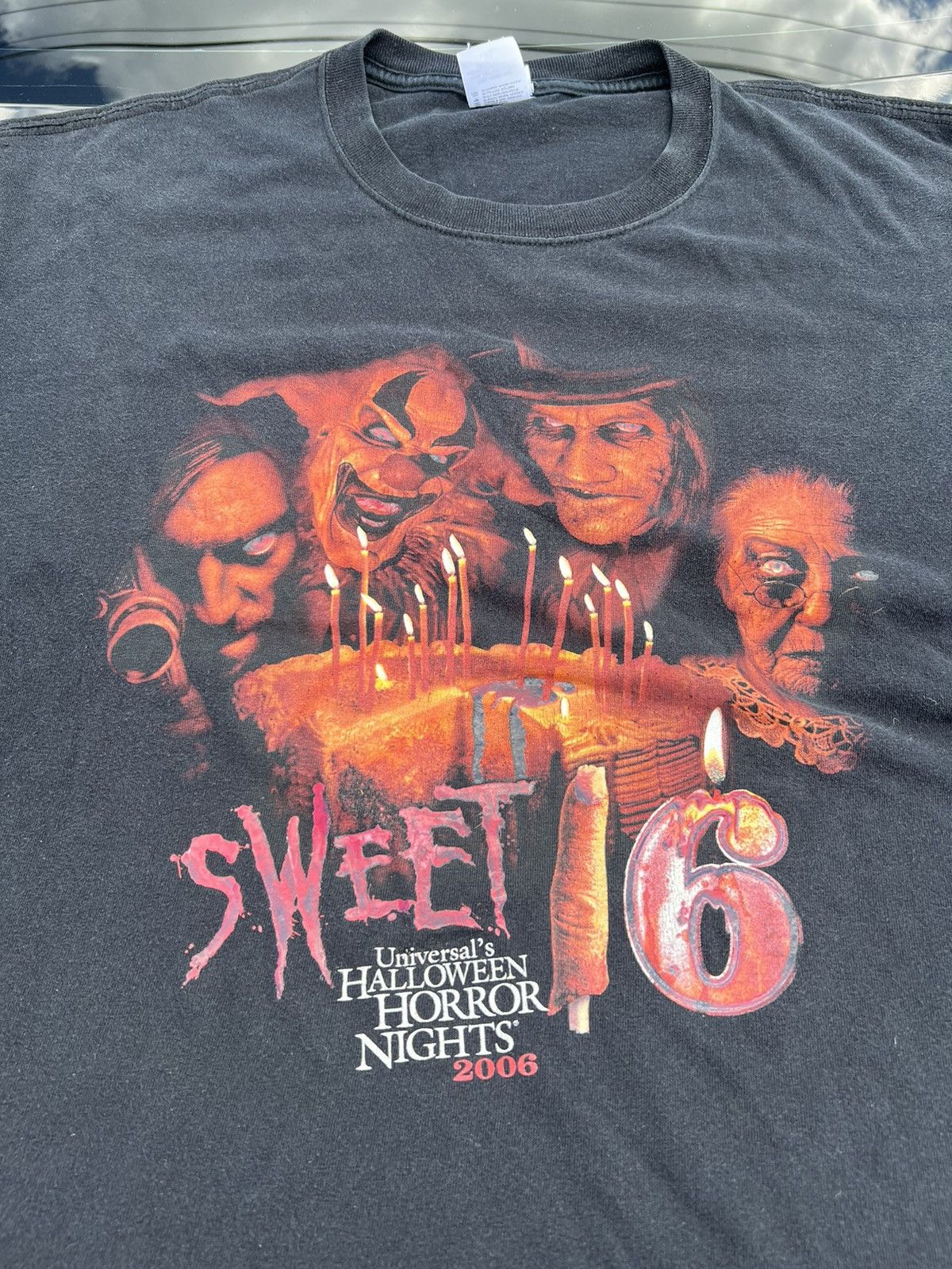 Vintage 2006 Vintage HHN Halloween Horror Nights sweet 16 cake tee ...