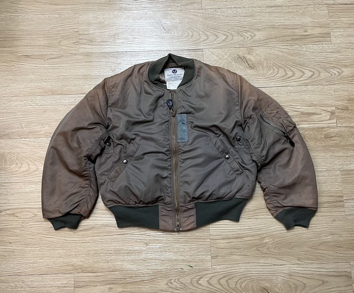 Vintage 1954 Pherrows MA-1 Combat Flight Jacket Talon Zipper | Grailed