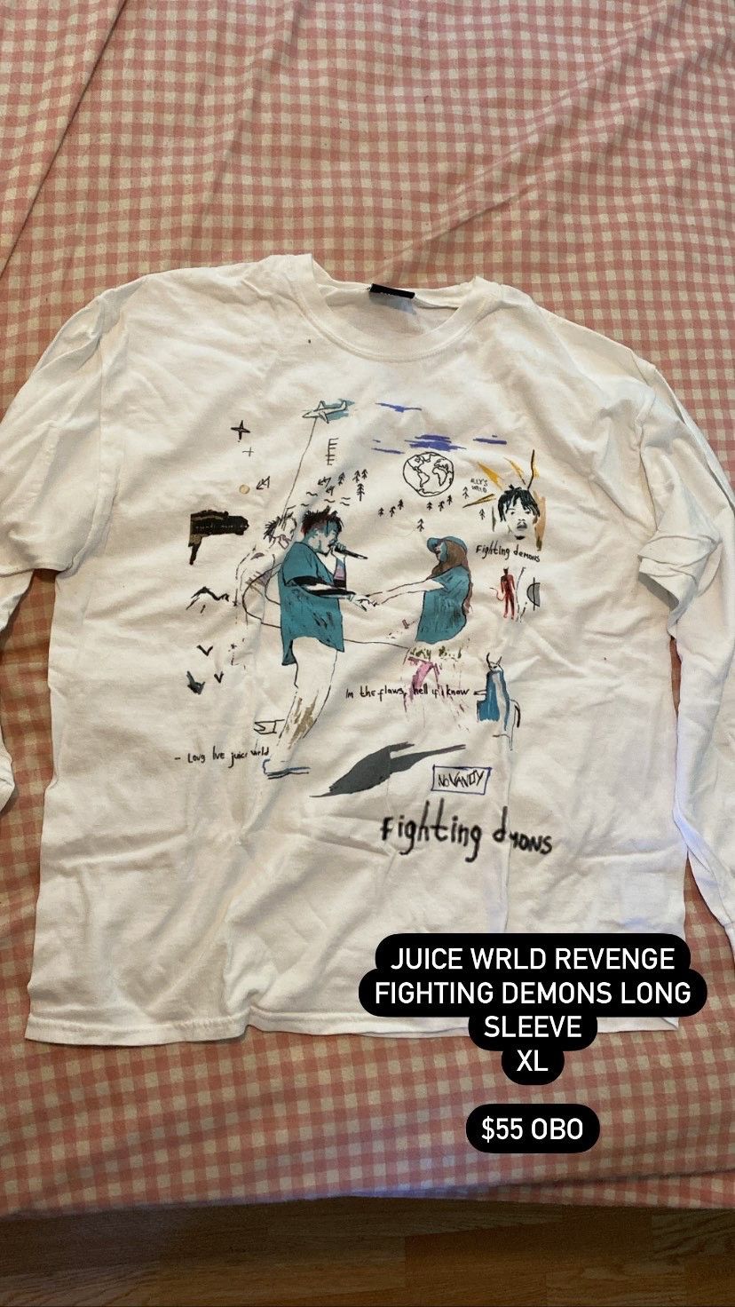 Revenge Juice WRLD Revenge Fighting Demons Long Sleeve - XL | Grailed