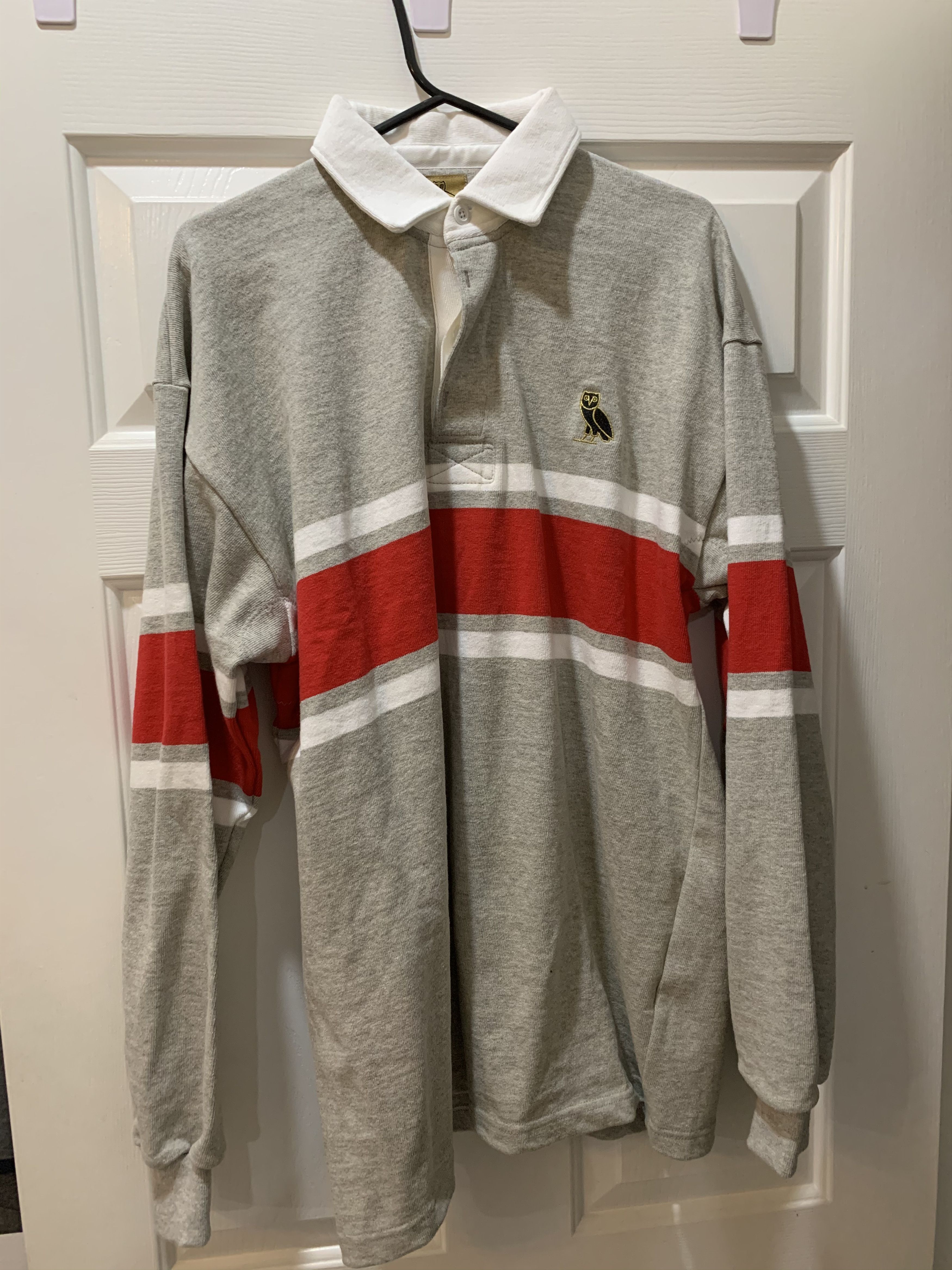 Drake × Octobers Very Own Qctobers very own ovo Drake Rugby collar ...