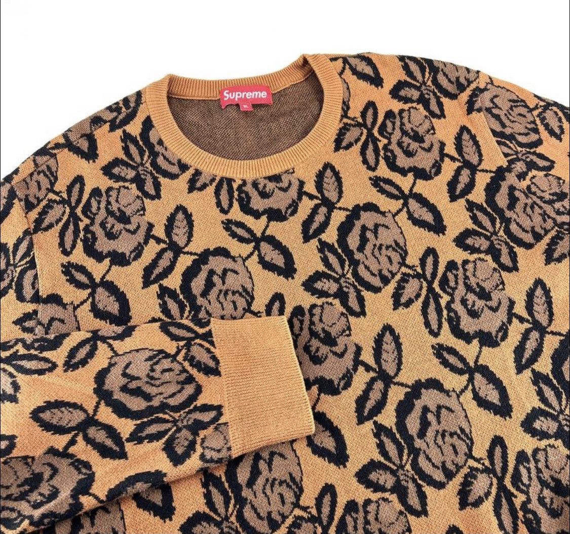 Supreme Rare Supreme FW2012 rose sweater | Grailed