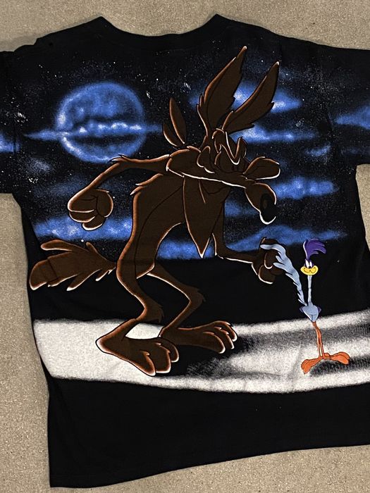 Vintage Vintage Wile E. Cayote Road Runner All-Over-Print | Grailed