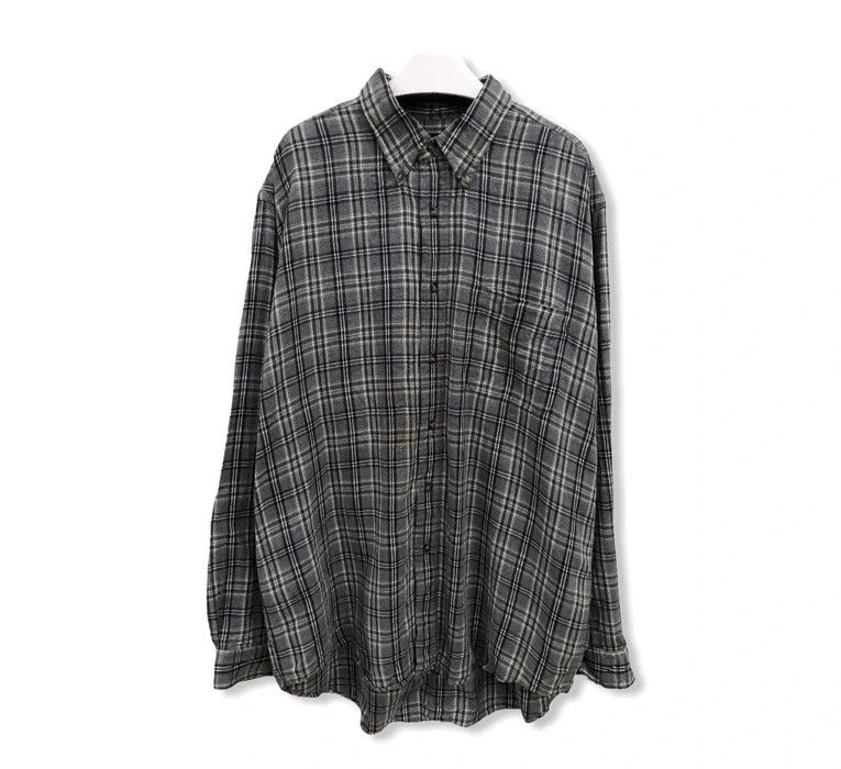Bass × Flannel × Streetwear Bass Plaid Tartan Flannel Shirt 👕 | Grailed