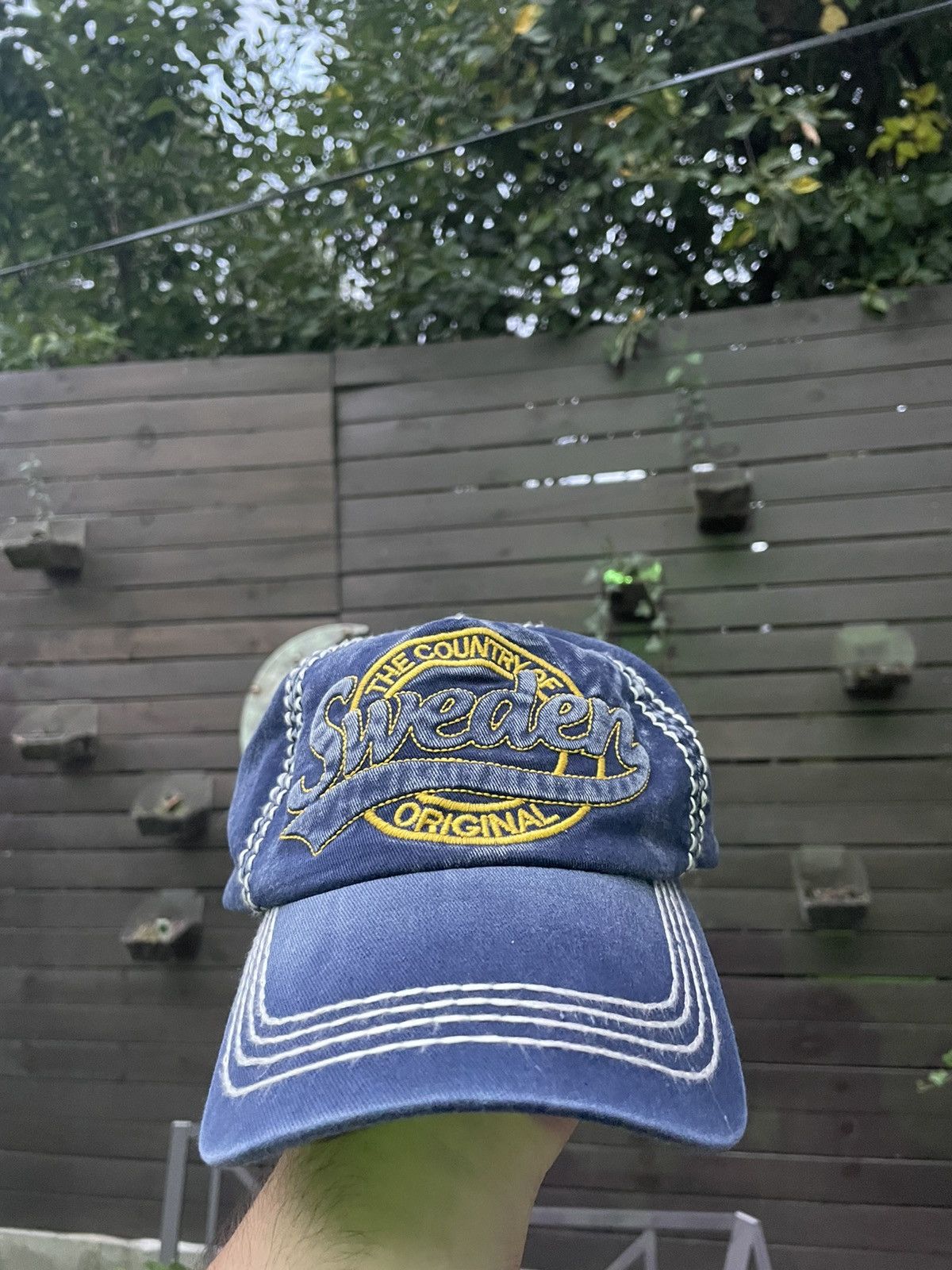 Robin Ruth Robin Ruth Hat Cap Trucker Denim Sweden Embroidered | Grailed