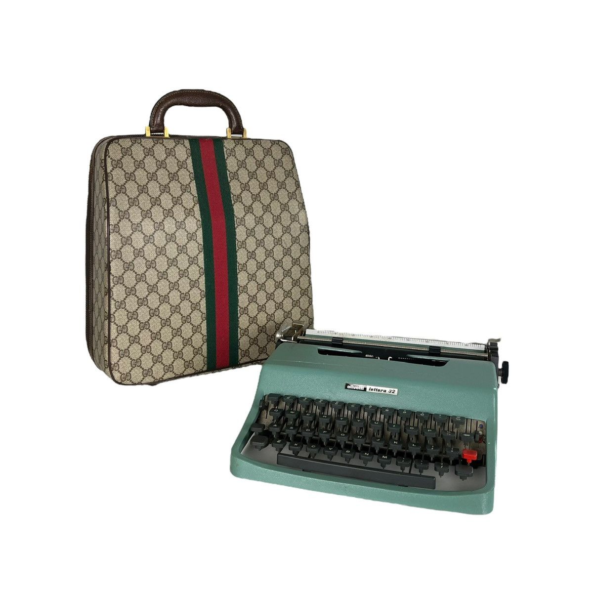 Gucci Gucci x Olivetti Typewriter & Monogram Case | Grailed