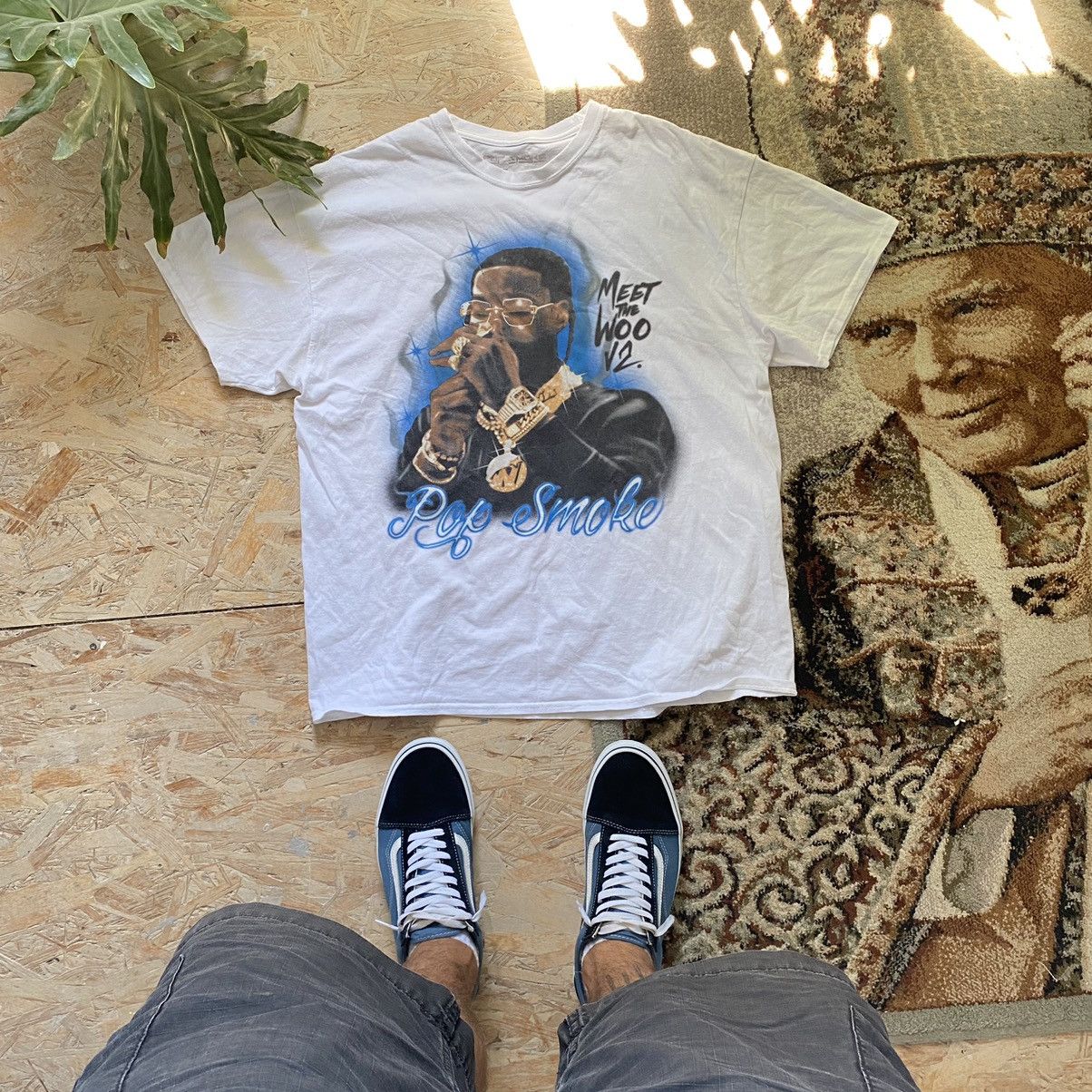 Rap Tees × Streetwear × Vintage OG POP SMOKE OFFICIAL MERCH RAP TEE ...