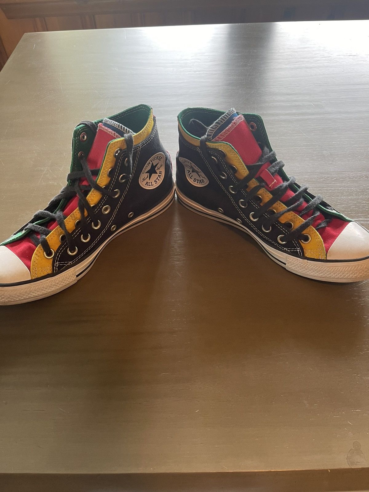 Converse Converse All Star Black Double Upper Sneaker | Grailed