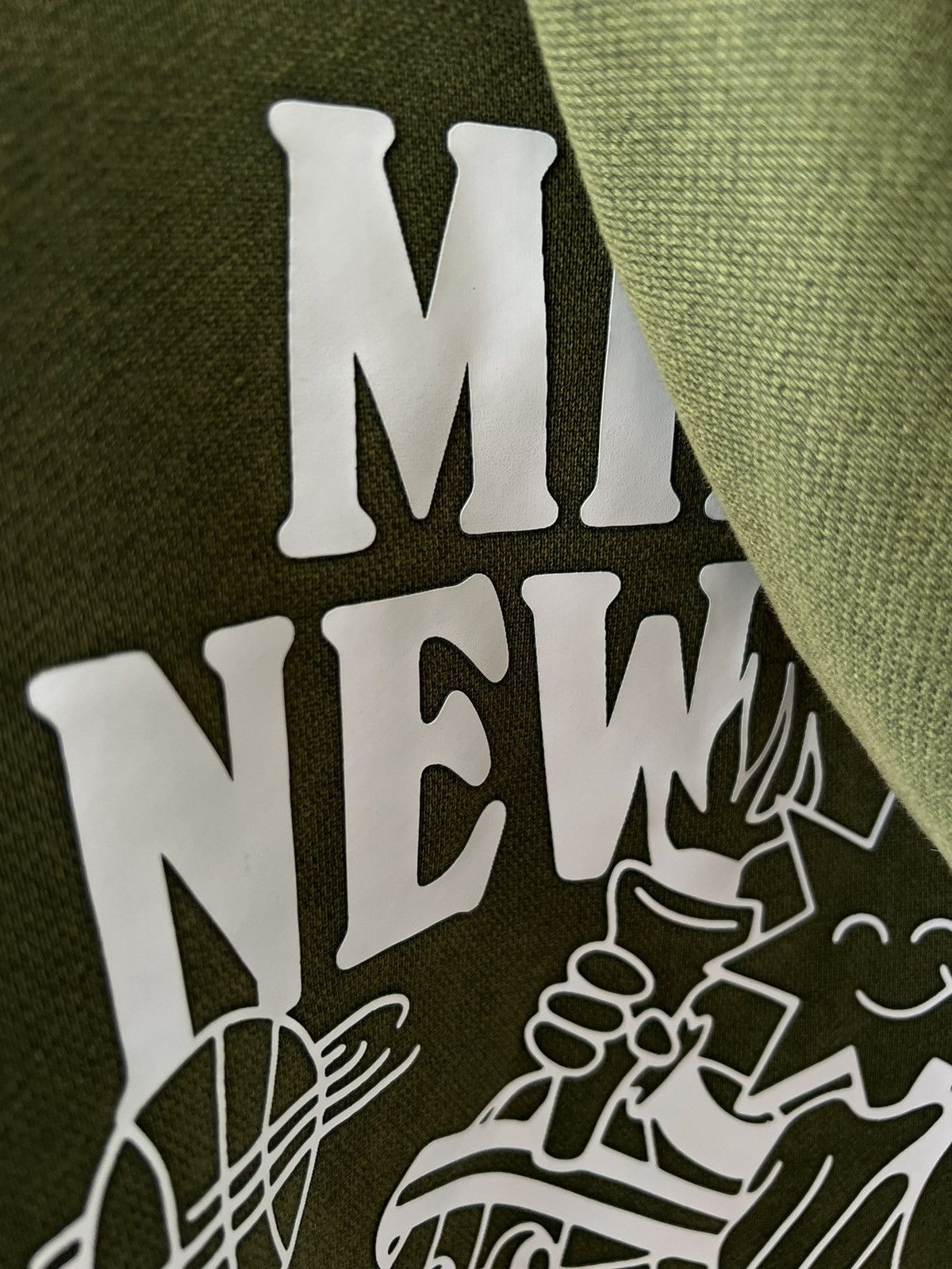 Streetwear Minted “Run Club” Hoodie - Washed Green (M) | Grailed