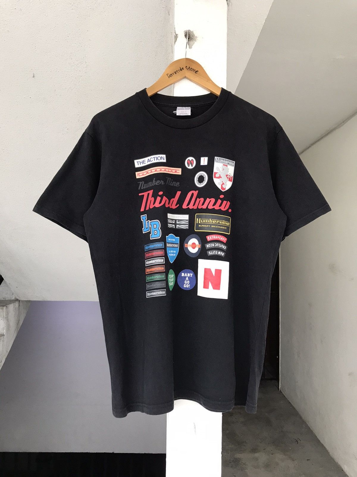 Number (N)ine Number Nine Third Anniv All Logo Tee | Grailed