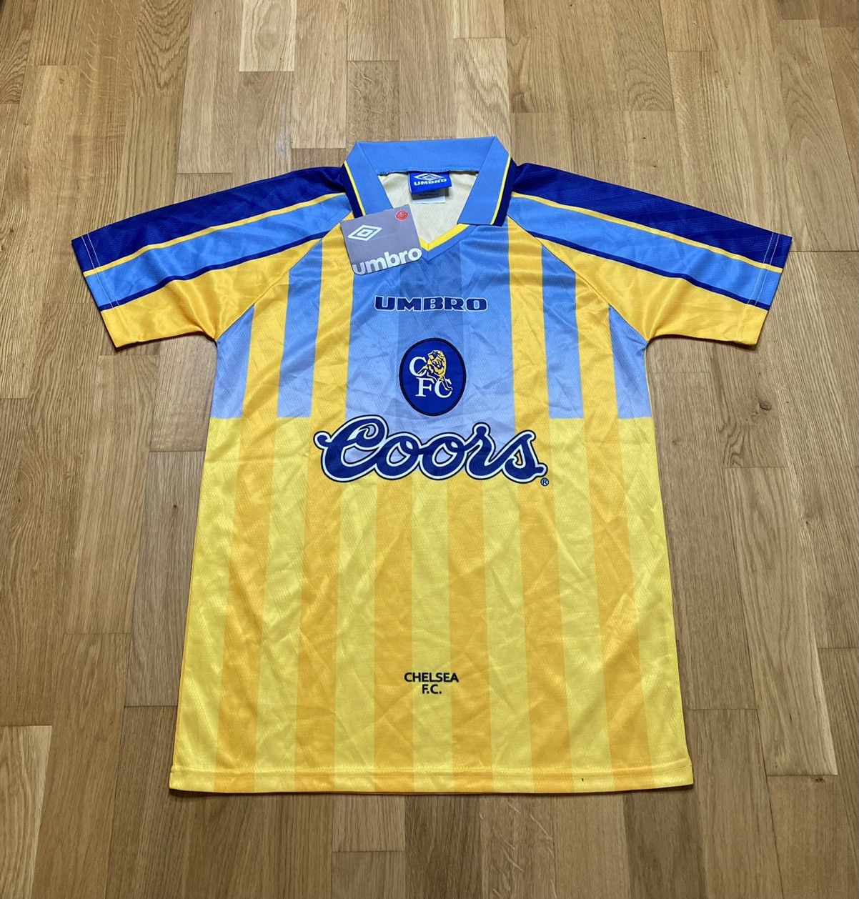 Chelsea Soccer × Umbro Umbro Chelsea Football Shirt 1996/1997 Adults ...
