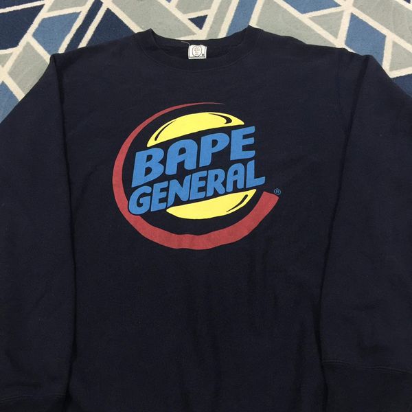Bape Bape General Burger King Sweatshirt | Grailed