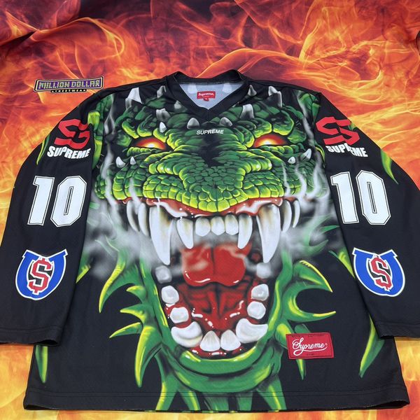 Supreme Dragon hockey jersey | Grailed