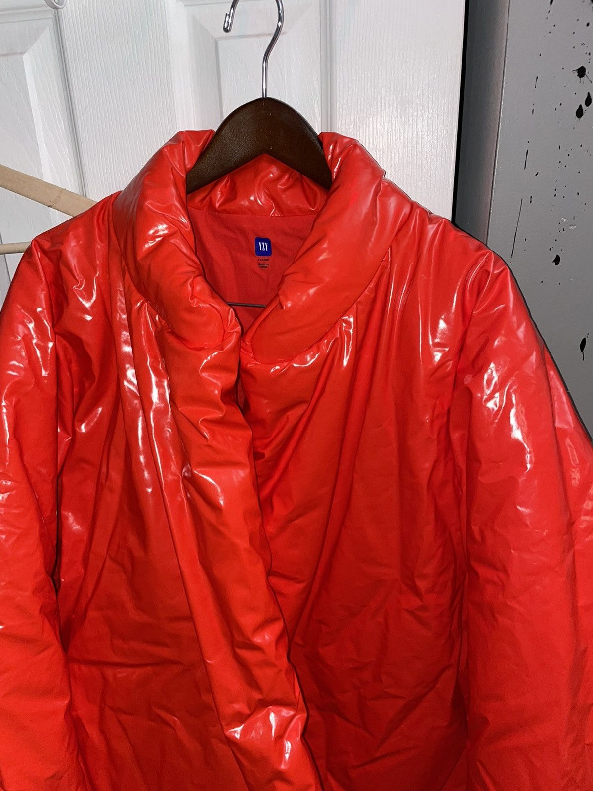 Gap × Kanye West Yeezy x Gap Round Jacket Red | Grailed