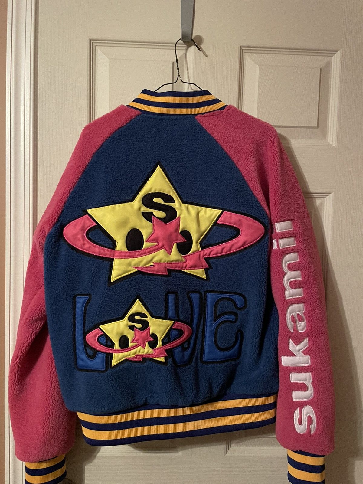 Sukamii Sukamii Love Sherpa Bomber Jacket | Grailed