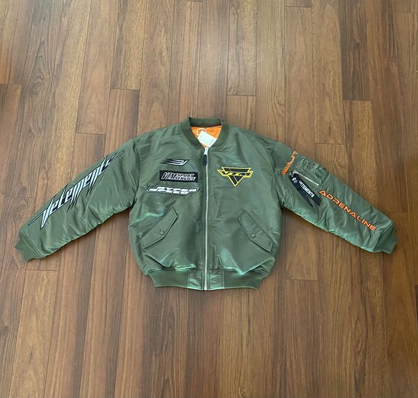 Alpha Industries Vetements X Alpha Industries Racing Bomber Jacket ...
