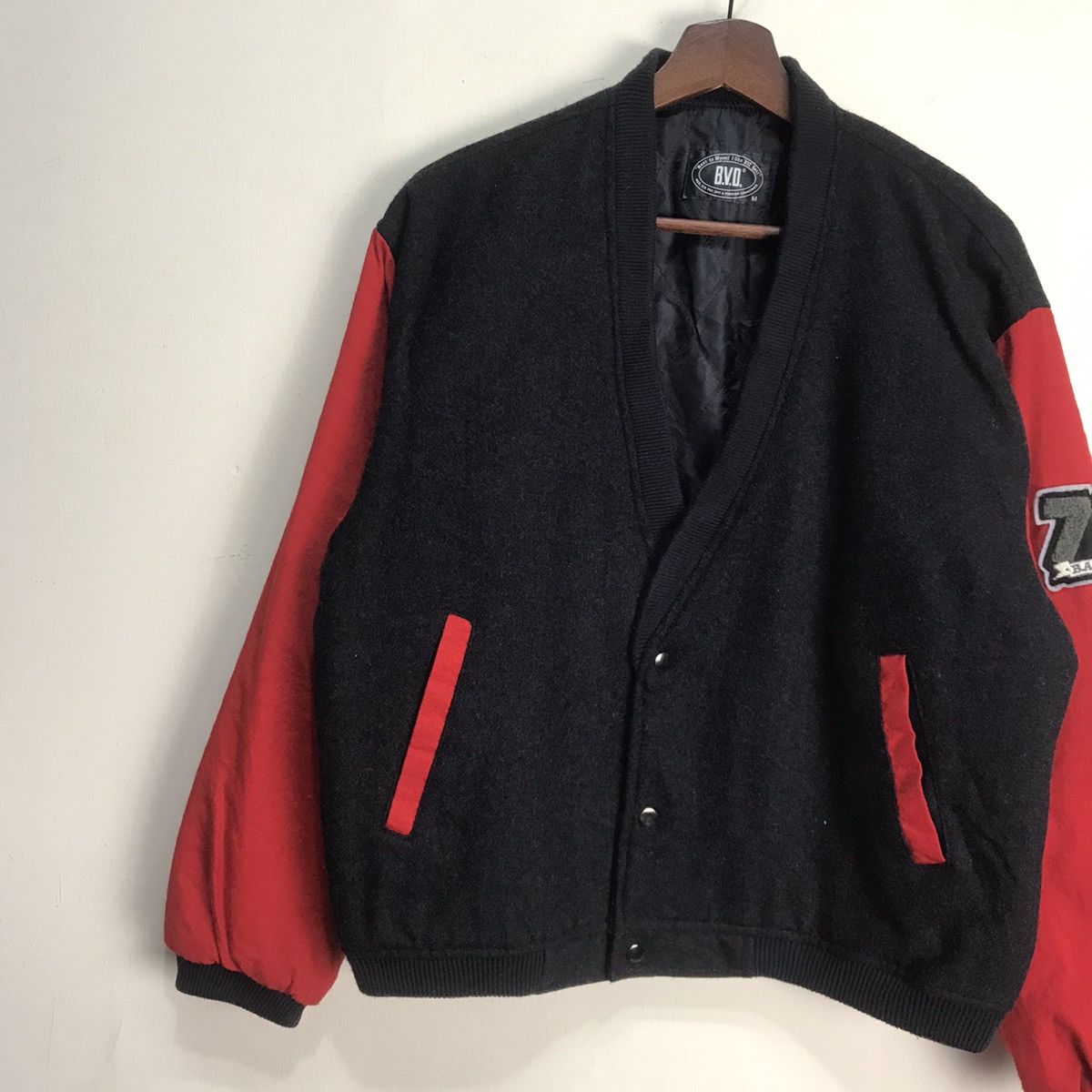 Japanese Brand Vintage 78 BVD varsity wool jacket 78 patches | Grailed