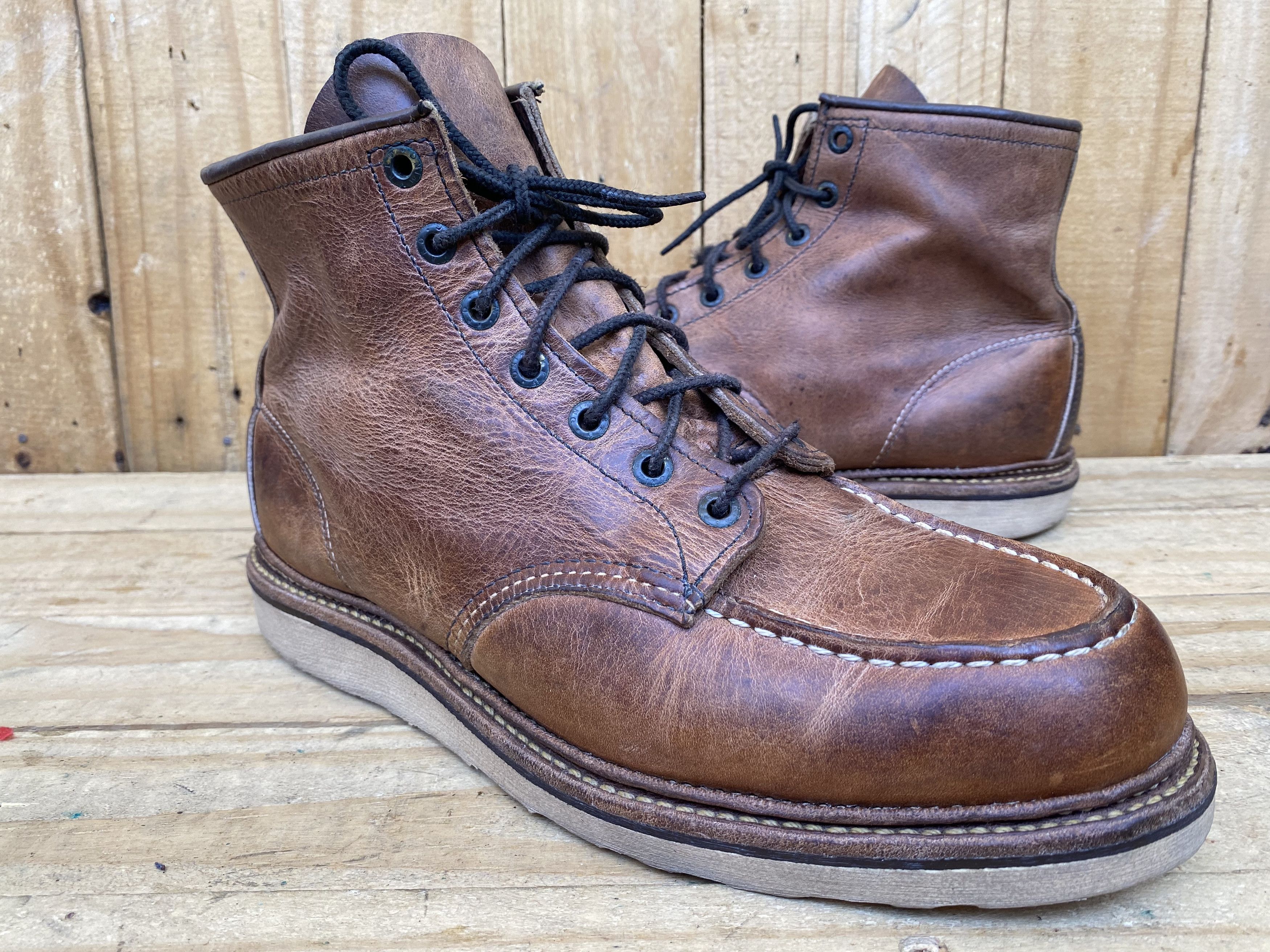 Red Wing Red Wing Heritage 1907 Classic Moc Toe 6” Copper Leather | Grailed