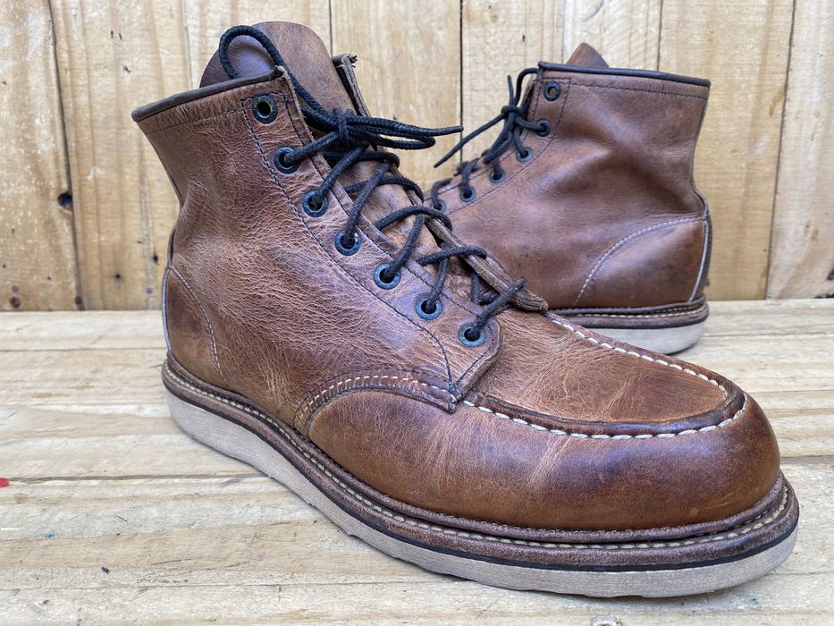 Red Wing Red Wing Heritage 1907 Classic Moc Toe 6” Copper Leather | Grailed