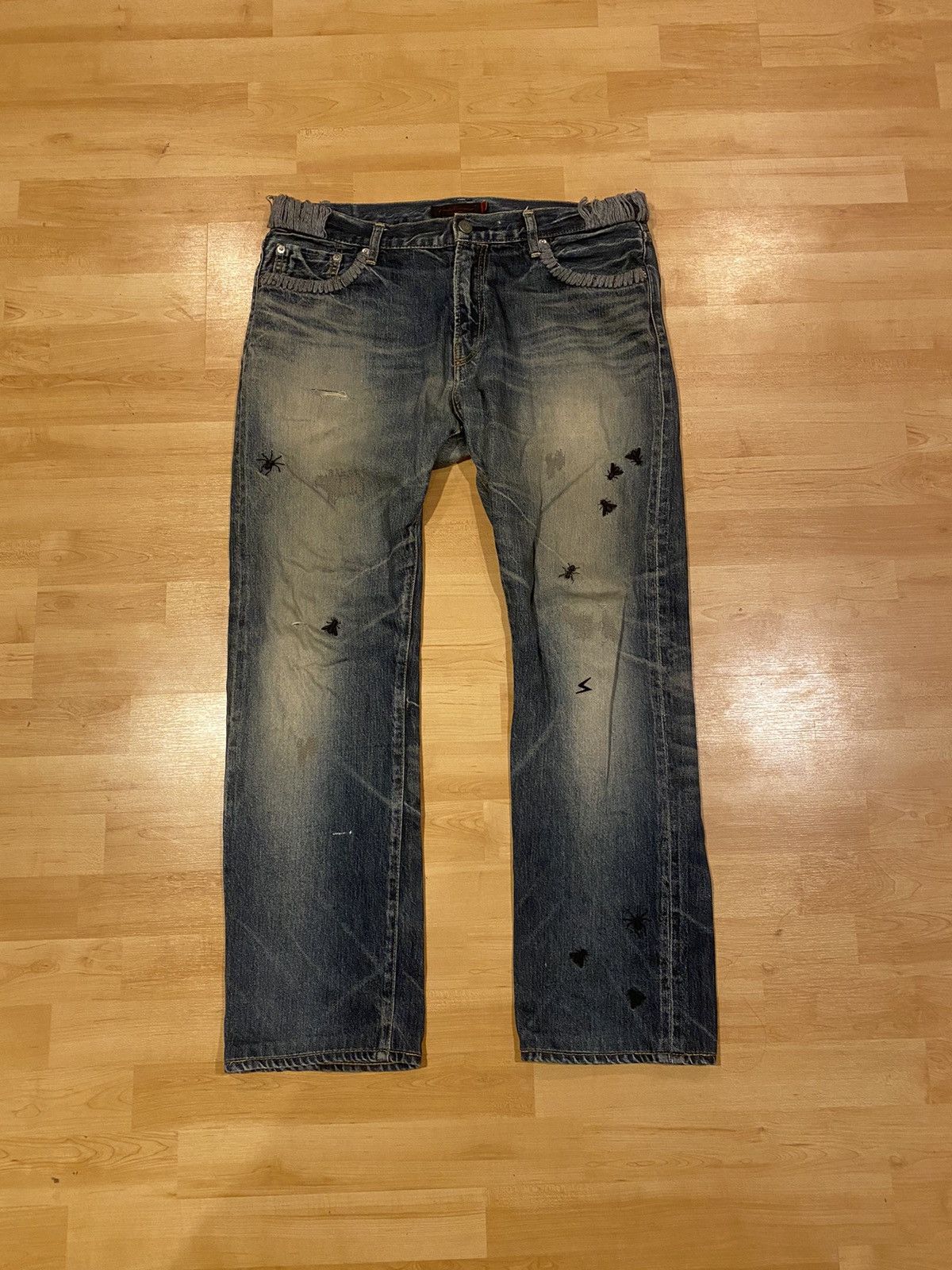 Undercover aw06 Guruguru Insect/Bug Denim | Grailed