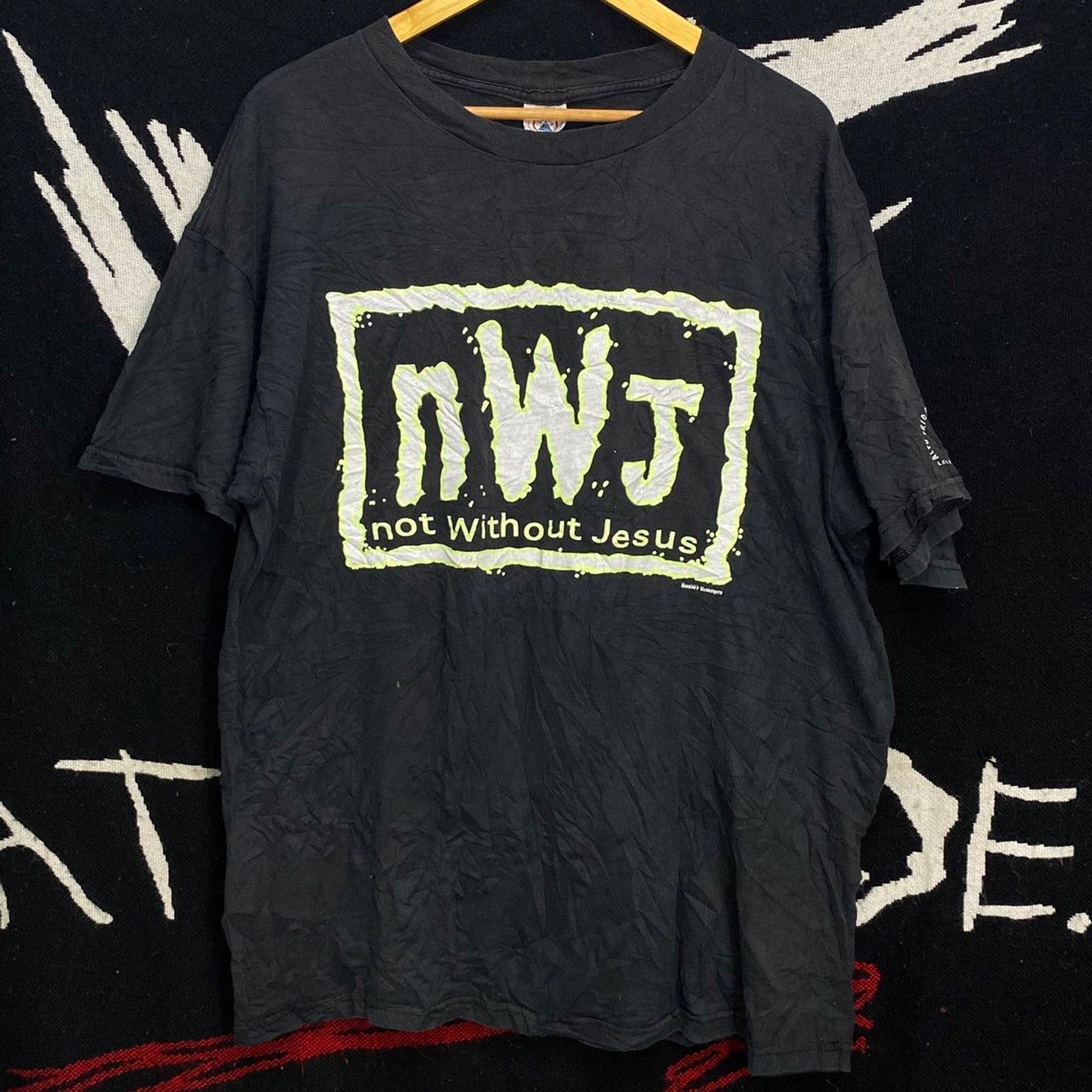 Vintage × WCW/nWo NWJ Not Without Jesus Christ NWO Parody Vintage 90s ...
