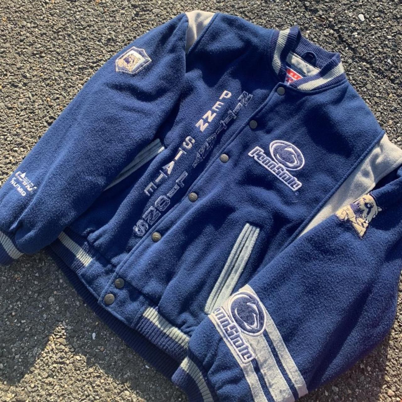 Streetwear × Vintage 90s Nutmeg Penn state Nittany Lions Varsity ...