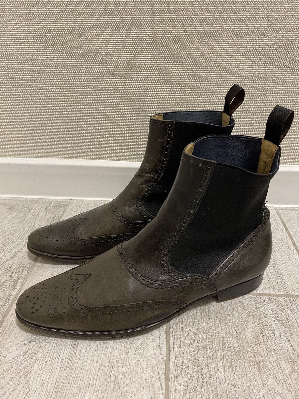 Dolce & Gabbana × Luxury × Vintage Dolce&Gabbana Vintage Leather High ...