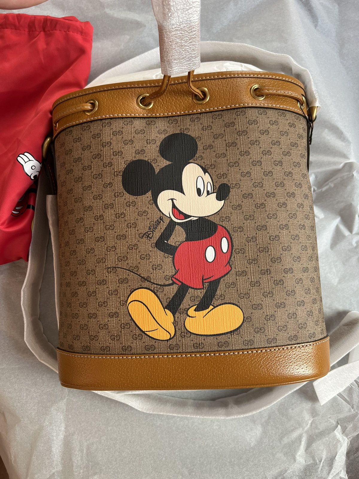 Gucci DISNEY x GUCCI Mickey monogram bag | Grailed