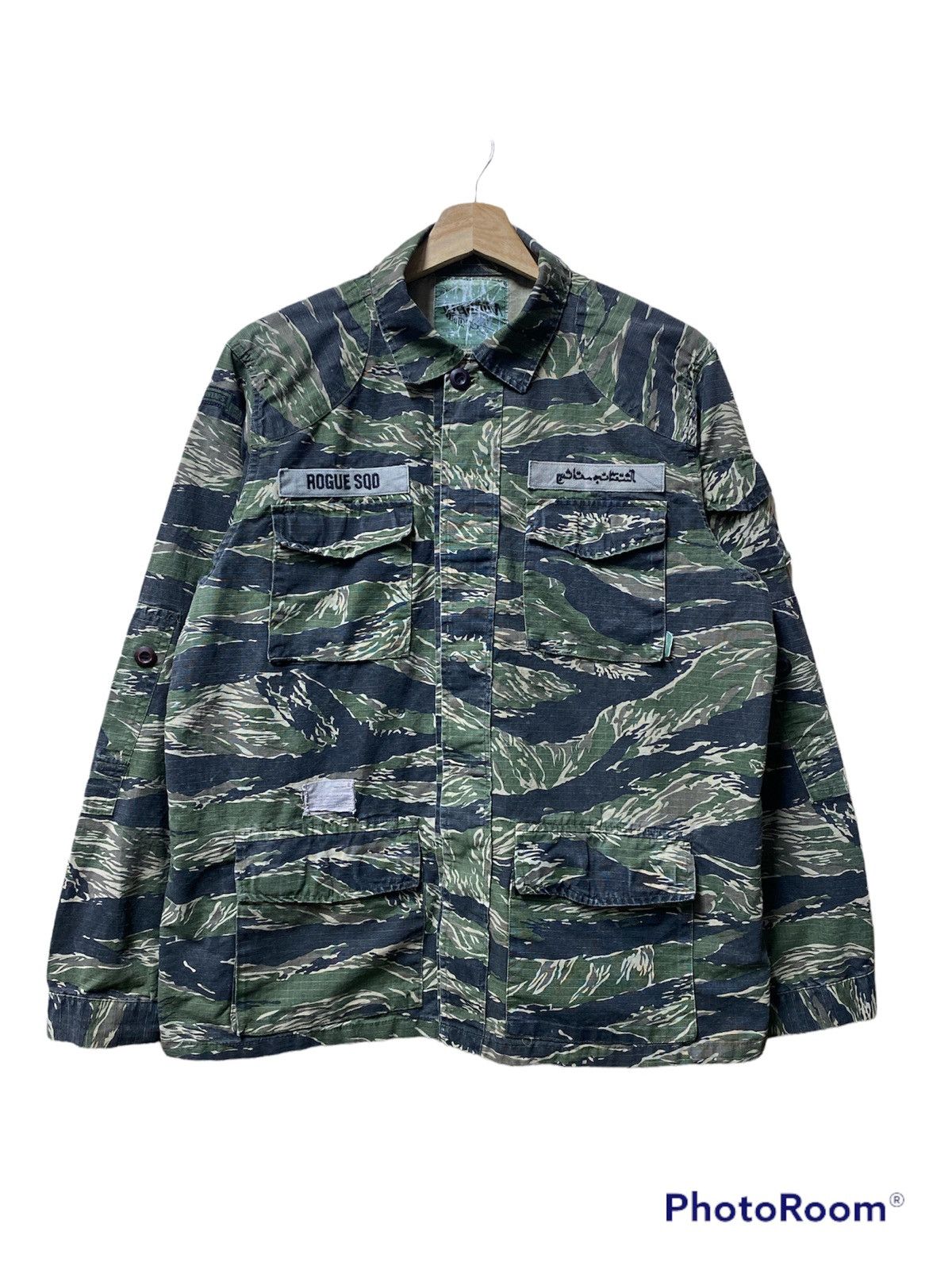 Wtaps Wtaps Camo Tiger Stripes Military Jacket | Grailed