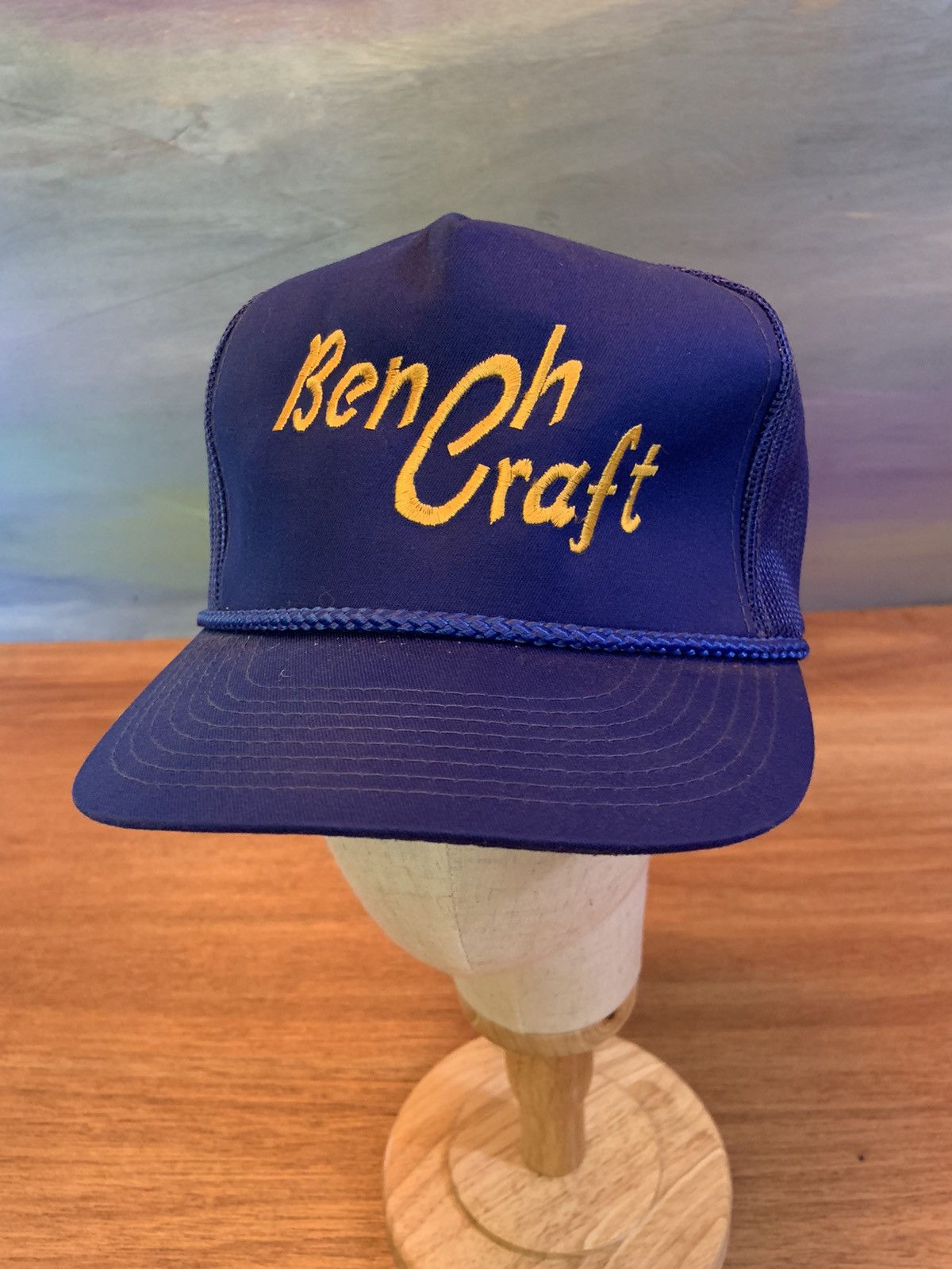 Vintage Vintage Rope Trucker Hat Blue Cap 80s 90s | Grailed