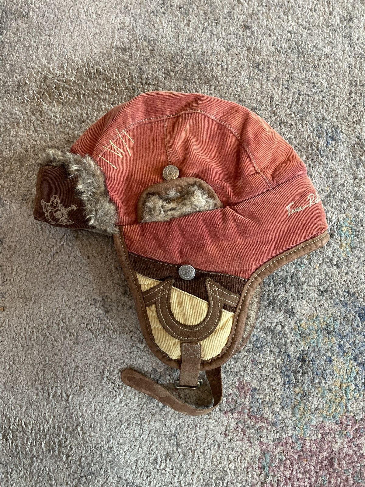 True Religion × Vintage True Religion Trapper Bomber Hat | Grailed