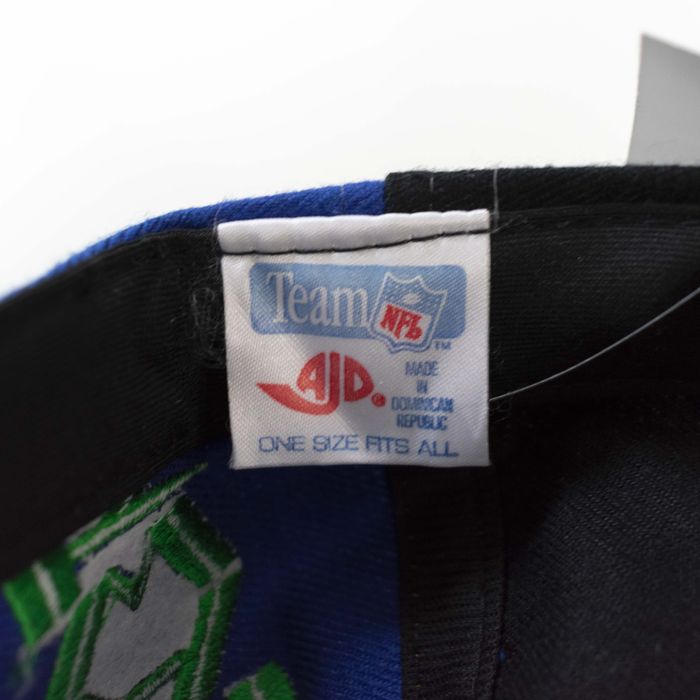 Vintage Vintage 90s AJD Seattle Seahawks Triple Logo Snapback Hat | Grailed