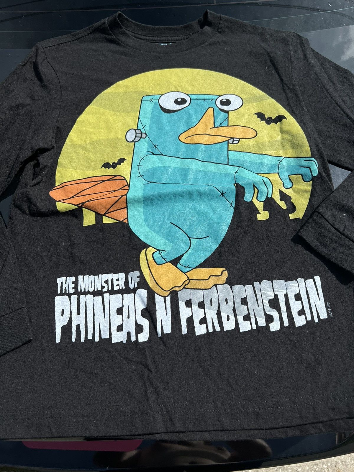 Disney The Monsters of Phineas & Ferbenstein longsleeve tee | Grailed